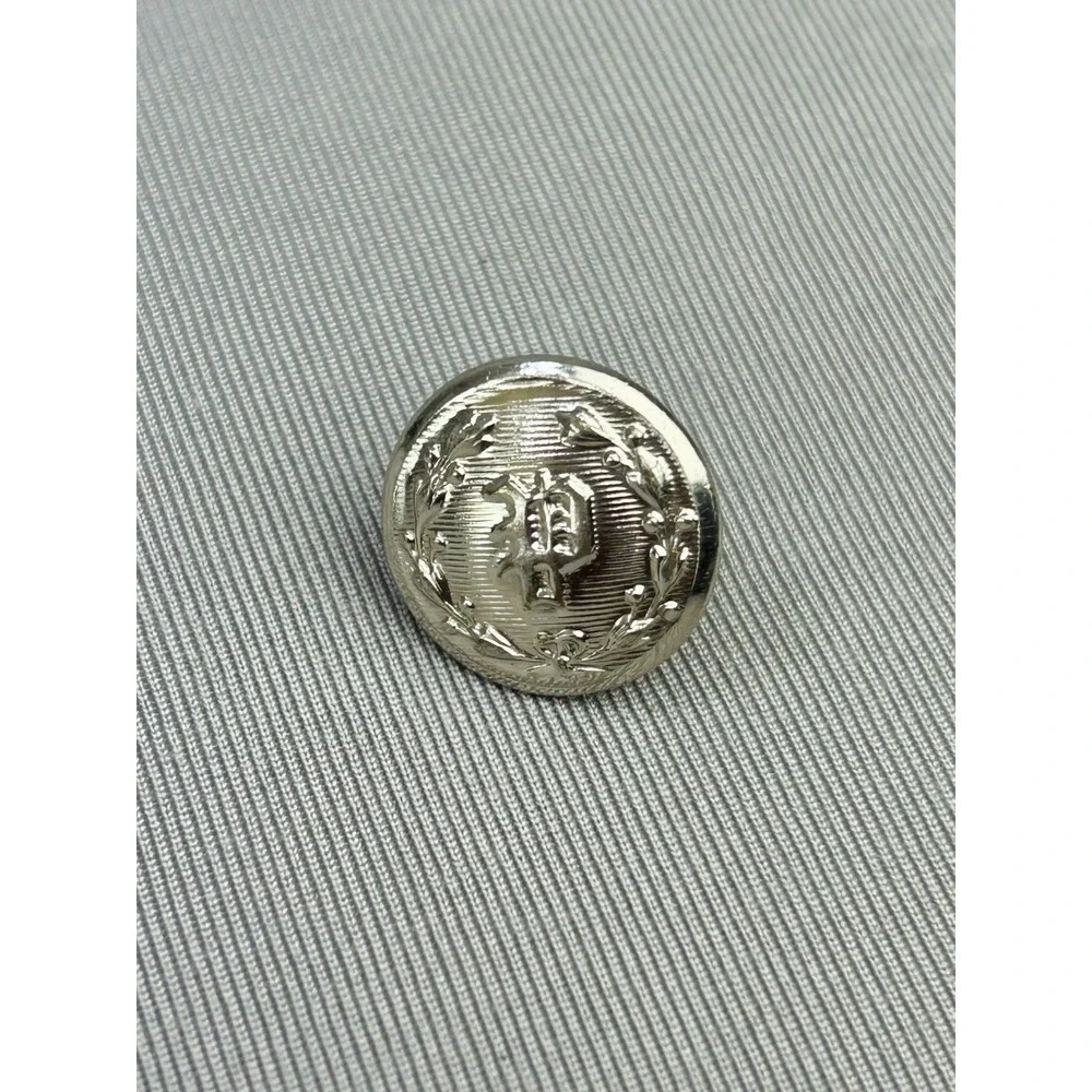 Art | Vintage Silver Tone Metal Police Uniform Buttons Set Of 2 | Poshmark
